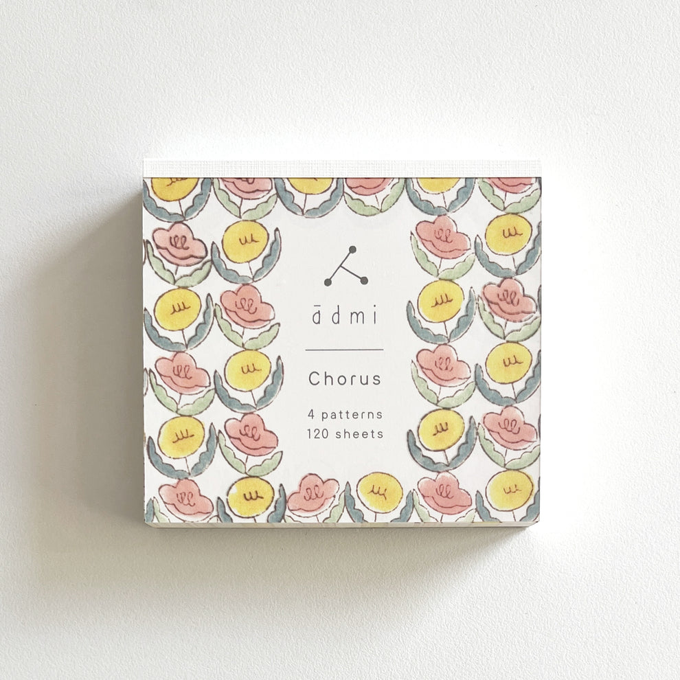 admi Block Memo Chorusadmi Block Memo Pad | Japanese Textile Design ...