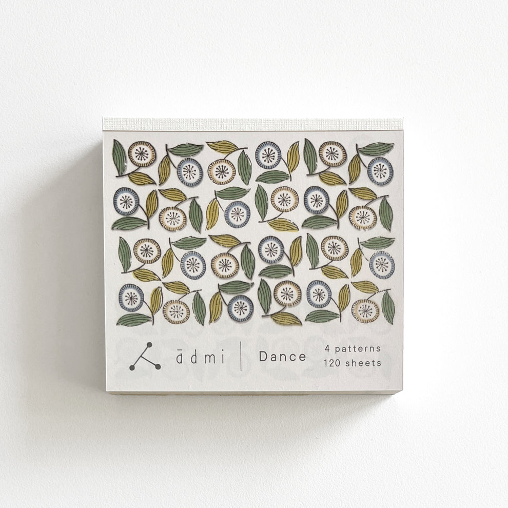 admi Block Memo Pad | Colorful Japanese Textile Stationery – cometto ...